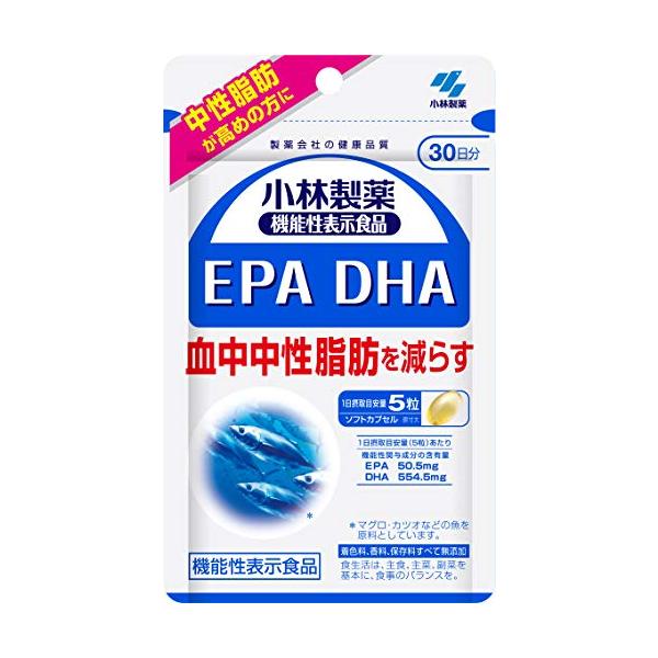 成分・分量【原材料】 EPA・DHA含有精製魚油、ゼラチン／グリセリン、ビタミンE 【栄養成分表示】 （1日目安量（5粒）あたり） 熱量：14kcal、たんぱく質：0．62g、脂質：1．2g、炭水化物：0．1g、食塩相当量：0g、ビタミンE...