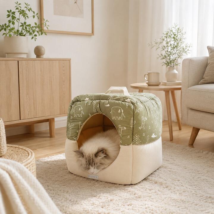 　　　　　　　　　　　　　　　　　　　 商品詳細 サイズ Sサイズ：約30×30×30cm Mサイズ：約35×35×35cm 材質 ポリエステル100％ 製造国 中国 商品説明 ●3WAYキューブハウス S ■ おしゃれで便利な3Way(ソ...