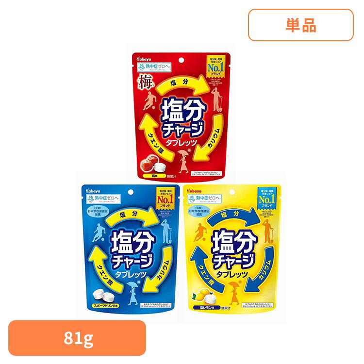 ※2026年4月15日 リニューアルしました ※リニューアルに伴い、パッケージ・内容等予告なく変更する場合がございます。予めご了承ください。 すべての汗かく人に。汗をかいたときに、失われる塩分を手軽に補給できるタブレットです。レギュラー：す...