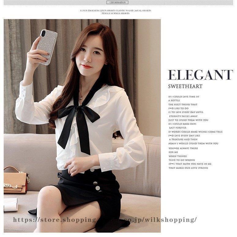 ■商品名シャツ レディース シフォン 春 夏 30代 40代 シャツ 韓国風 プリーツ リボン ブラウス シャツ おしゃれ 通勤 シャツ 着痩せ シャツ OL きれいめ ゆったり■カラーホワイト■実寸(cm)約《サイズ》身幅/着丈/袖丈/肩...