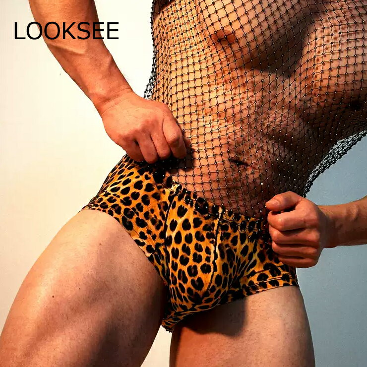 ◆LOOK SEE/ルック スィー ◆ボクサーパンツ Leopard print Boxesは、スタイリッシュなデザインと快適な着心地を兼ね備えたメンズインナーボクサーパンツです。柔らかい生地を使用し、通気性に優れているため、特に夏のスポー...