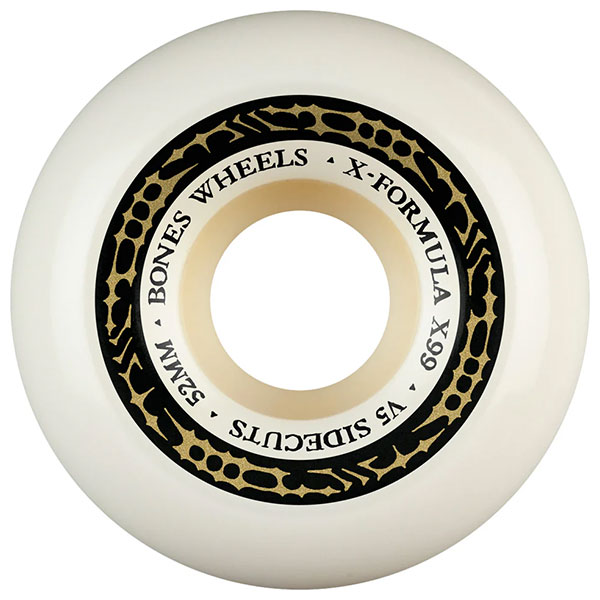 商品詳細 【BONES｜X FORMULA V5 SIDECUTS】 高品質なウレタンを使用し、グリップ力に優れ、パンクしにくいウィールとして評判を得ている BONES ウィール。 X-FormulaはBONES WHEELSファクトリーか...