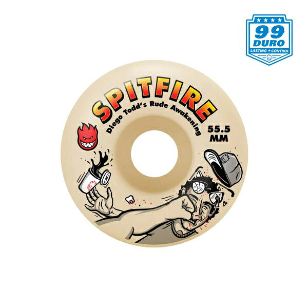 商品詳細 【SPITFIRE｜F4 CLASSIC DIEGO RUDE AWAKENING】 新開発されたFOURMULA FOURはより速く、よりスムース、よりグリップしやすく、パンクしにくいをコンセプトに作られたウィール。 プロライダ...