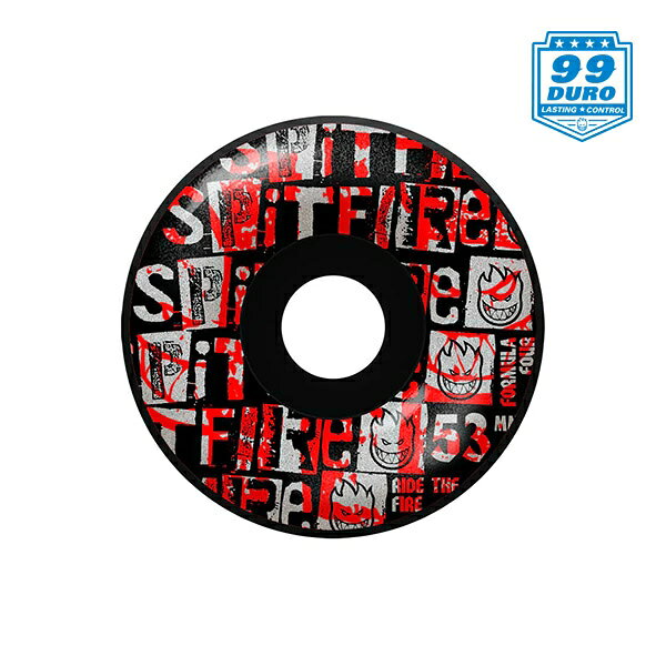 商品詳細 【SPITFIRE｜F4 RANSOM RADIAL 99DU BLACK】 新開発されたFOURMULA FOURはより速く、よりスムース、よりグリップしやすく、パンクしにくいをコンセプトに作られたウィール。 プロライダーの長期...