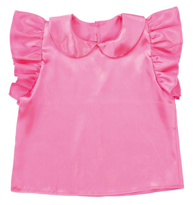 メーカー直送のため代引きでの決済は不可となります。 銀行振り込み・コンビニ・クレジット・後払い決済でご購入下さい。 【法人・個人事業主様限定】アーテック ソフトサテン 丸襟付フリフリシャツ 桃 atc-18323 ▼商品説明 かわいい襟付！...