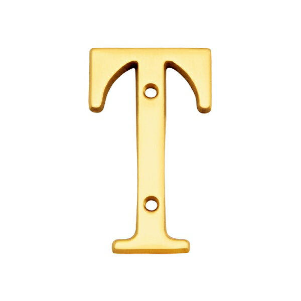 メーカー直送のため代引きでの決済は不可となります。銀行振り込み・コンビニ・クレジット・後払い決済でご購入下さい。 ブラスレター 76 T ≪ ブラスレター 76 T ≫ 真鍮製の切り文字シリーズ。 76mmのシリーズは、ビスで止めるタイプで...