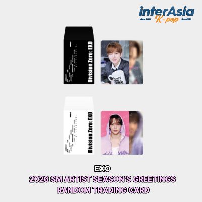 ★04月20日発売★2種選択★ EXO - 2026 SM ARTIST SEASON’S GREETINGS RANDOM TRADING CARD エクソ スホ レイ チャンヨル ディオ カイ セフン KPOP SMエンタテインメント ...