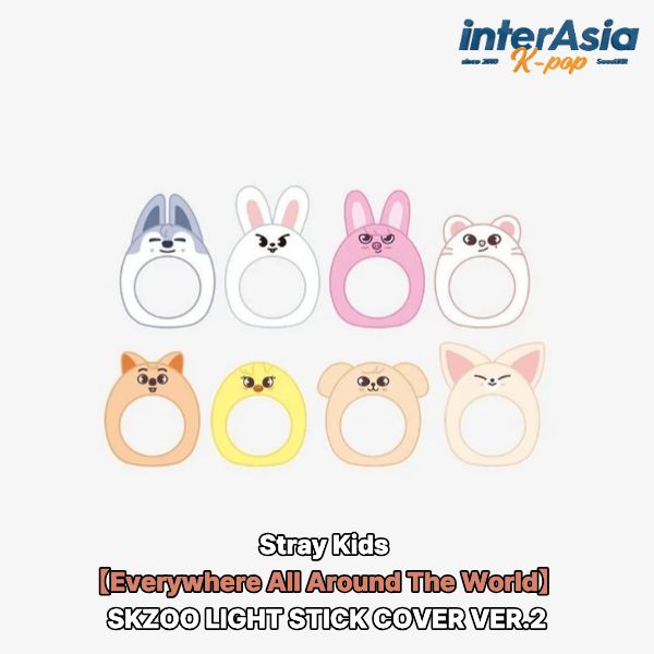 ★07月31日発売★8種選択★ Stray Kids - 【Everywhere All Around The World】 LIGHT STICK COVER VER.2 ストレイキッズ スキズ SEOUL PO PUP MD FANS ...
