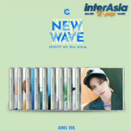 CRAVITY - 4th Mini Album 「NEW WAVE」 (Jewel ver.) 限定盤 クレビティ セリム アレン ジョンモ ウビン ウォンジン ミニ ヒョンジュン テヨン ソンミン LUVITY ラビティ STARSHI...
