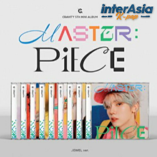 CRAVITY - 5th Mini Album 「MASTER:PIECE」 (Jewel ver.) 限定盤 クレビティ セリム アレン ジョンモ ウビン ウォンジン ミニ ヒョンジュン テヨン ソンミン LUVITY ラビティ STA...