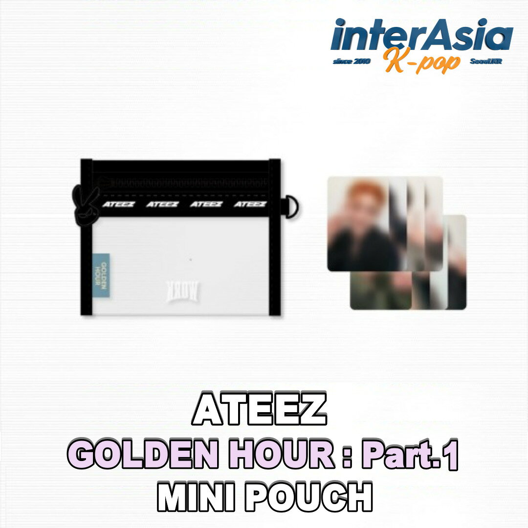 ★07月22日発売★ ATEEZ - MINI POUCH 【GOLDEN HOUR : Part.1】 OFFICIAL MD エイティーズ 公式グッズ KQエンターテイメント kpop 送料無料 ATEEZ - '[GOLDEN HOU...