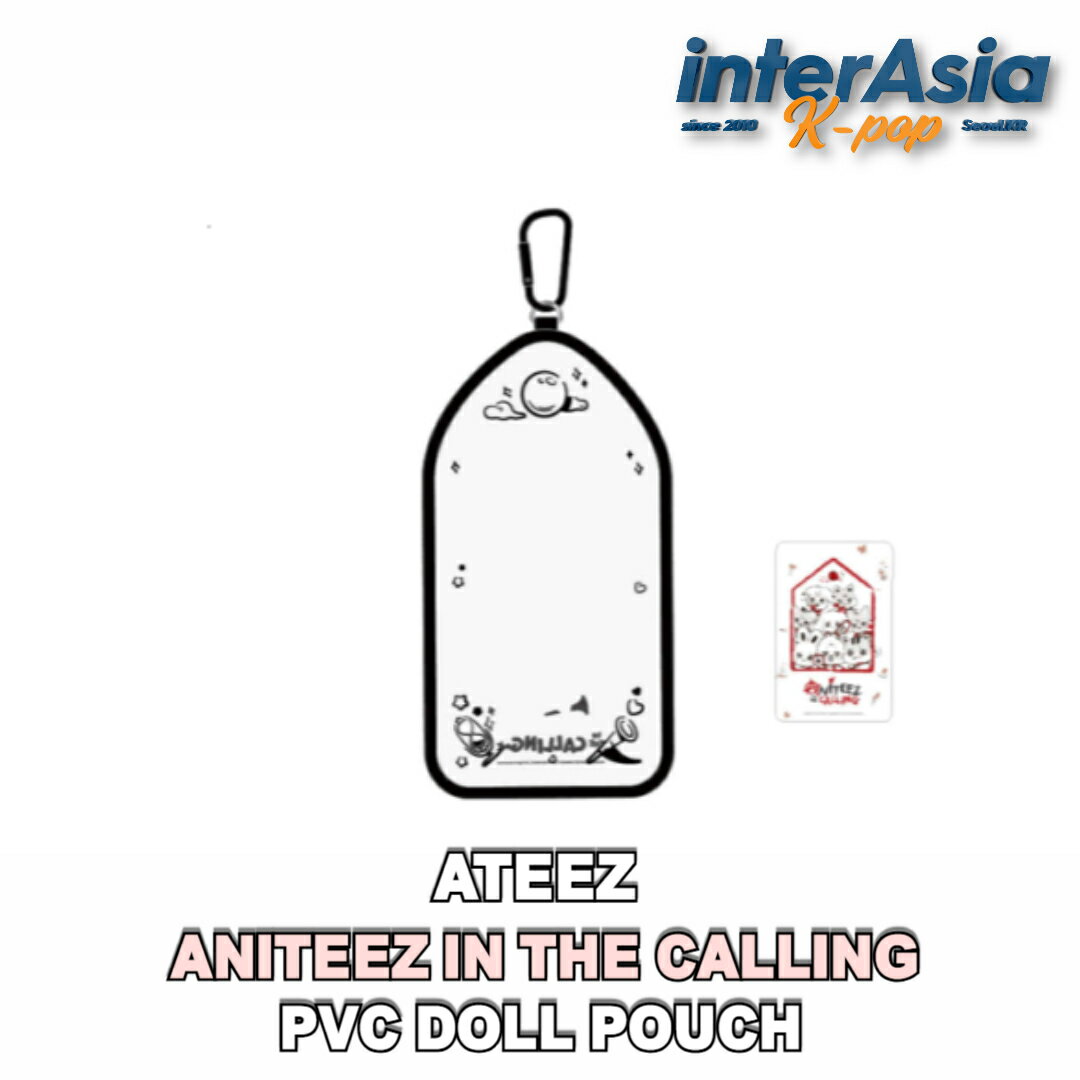 ★12月02日発売★ ATEEZ - 【ANITEEZ IN THE CALLING】 PVC DOLL POUCH エイティーズ アニティズ 公式グッズ OFFICIAL MD KPOP KQエンターテイメント 韓国盤 送料無料 ATEE...