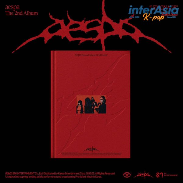 ★05月29日発売★ aespa - 2ND ALBUM [LEMONADE] (WDA Ver.) エスパ 正規2集 カリナ ジゼル ウィンター ニンニン SMエンターテインメント kpop 韓国盤 送料無料 aespa - 2ND AL...