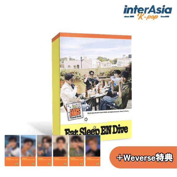 ★06月26日以降入荷★Weverse特典★ ENHYPEN - TRAVEL BOOK Eat Sleep EN Dive in AUS エンハイプン エナイプン トラベルブック 公式グッズ EN- kpop HYBE BELIFT LA...