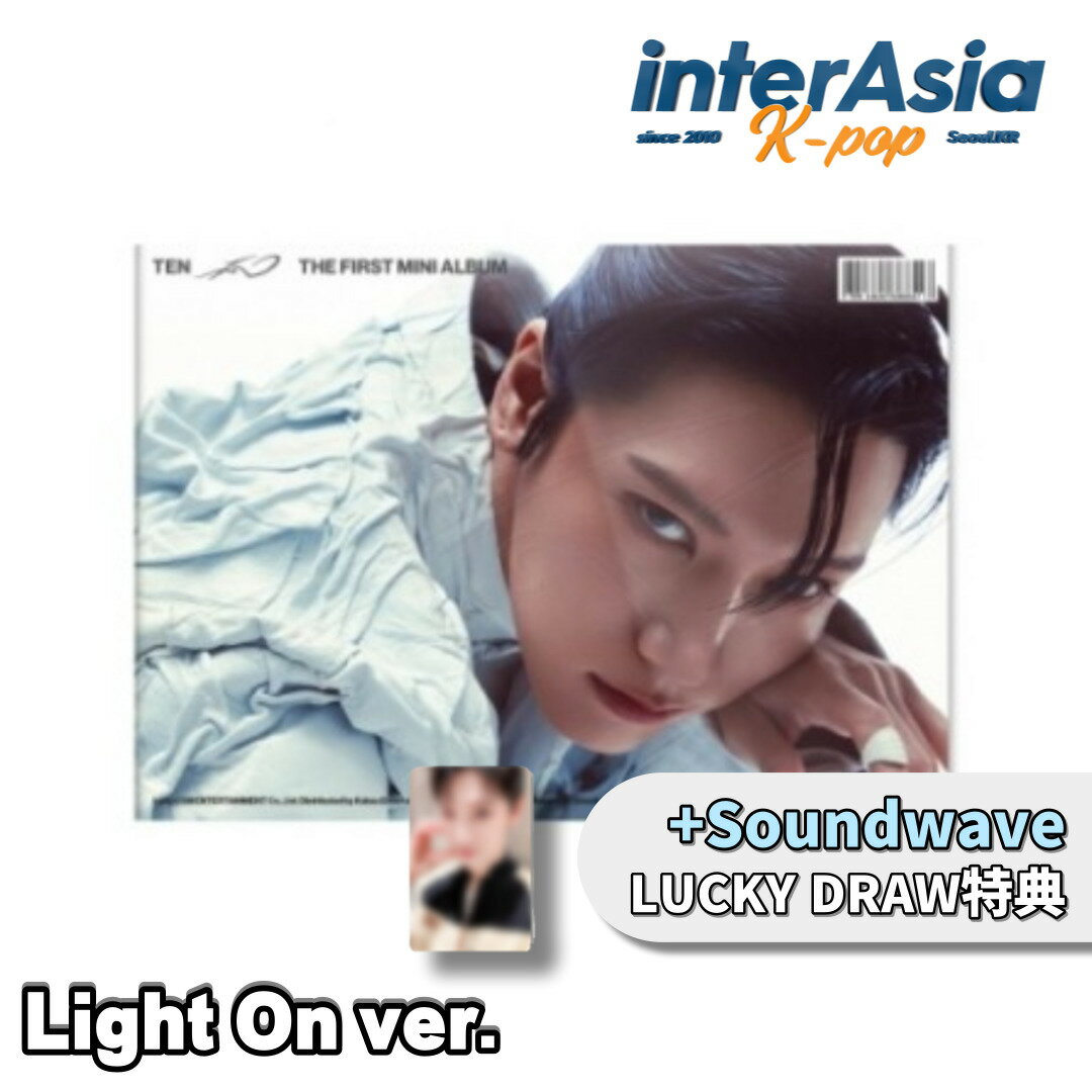 ★02月28日以後入荷★Soundwave LUCKY DRAW特典★ TEN - The 1st Mini Album 「TEN」 (Photobook 1 Ver.) Light On ver. ラキドロ テン ミニ1集アルバム Way...