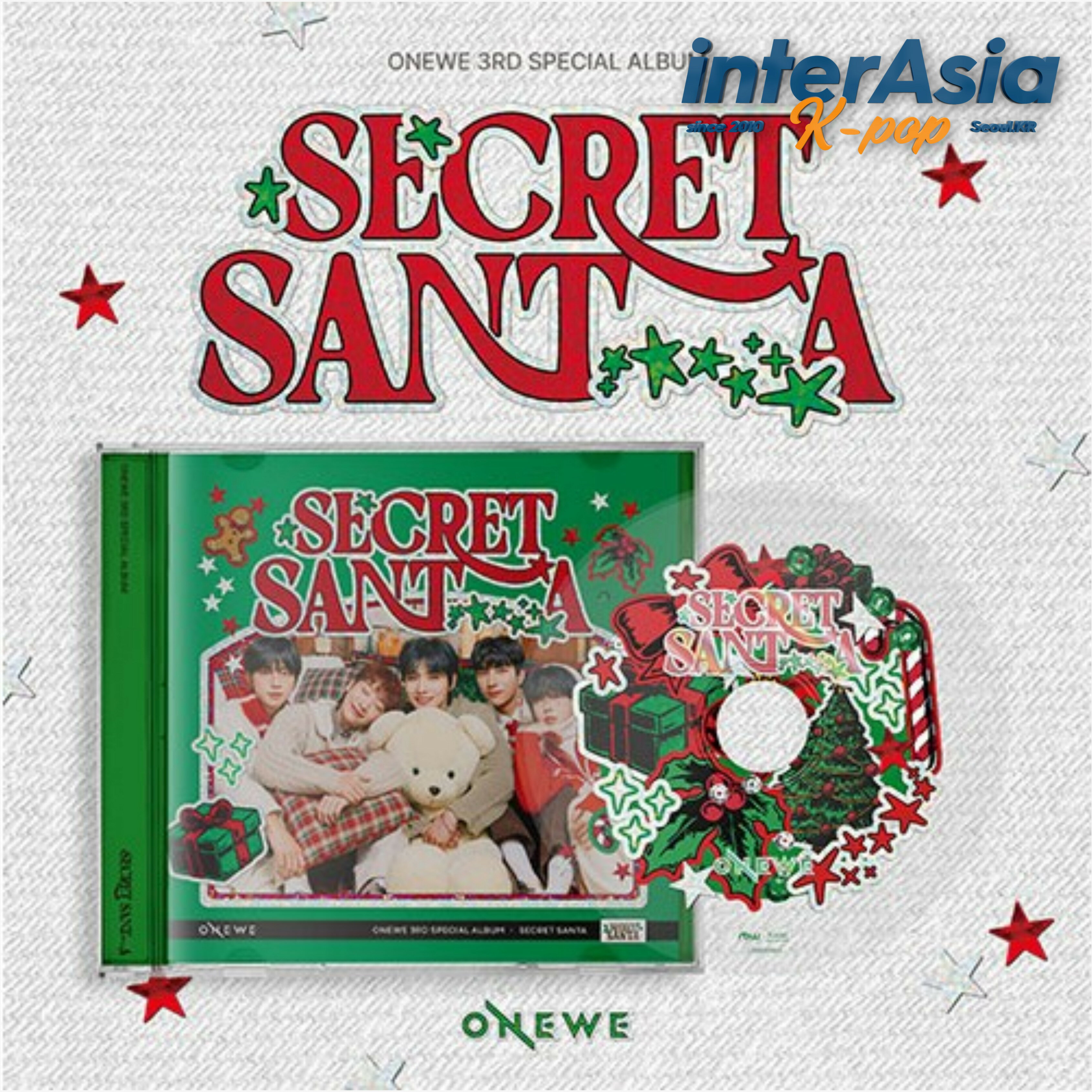 ONEWE - 3rd Special Album 「SECRET SANTA」 ワンウィ ヨンフン カンヒョン ハリン ドンミョン キア RBWエンターテインメント KPOP 韓国盤 無料配送 ONEWE - 3rd Special Al...