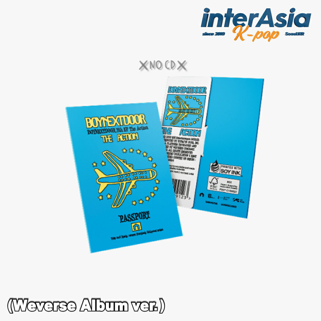 ★10月20日発売★ BOYNEXTDOOR - 5th EP 「The Action」 (Weverse Album ver.) ボーイネクストドア ボイネク ボネクド ソンホ リウ ジェヒョン テサン イハン ウンハク Block B ...