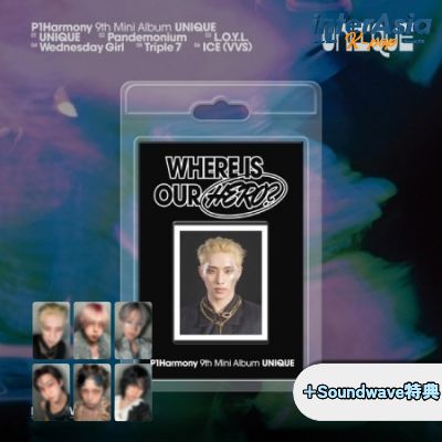 ★03月16日以後入荷★Soundwave特典★ P1Harmony - 9th Mini Album 「UNIQUE」 (FaNCy Ver.) ピーワンハーモニー テオ ジウン ギホ ソウル インタク ジョンソプ P1ece FNCエン...