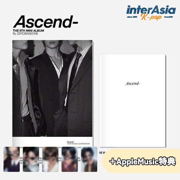 ★05月19日以降入荷★AppleMusic特典★ ZEROBASEONE - The 6th Mini Album [Ascend-] Photobook Ver. ゼロベースワン ZB1 ゼベワン 5人体制 ソン・ハンビン キム・ジウン...