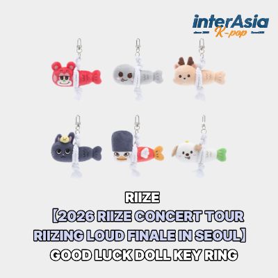 ★05月20日発売★6種選択★ RIIZE - 【2026 RIIZE CONCERT TOUR RIIZING LOUD FINALE IN SEOUL】 GOOD LUCK DOLL KEY RING ライズ コンサート 公式グッズ O...