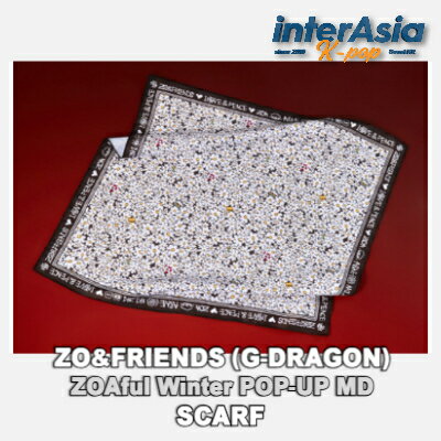 ★正規品★ G-DRAGON (ZO&FRIENDS) - 【ZOAful Winter POP-UP MD】 SCARF クォンジヨン GD 公式グッズ BIGBANG ビッグバン ジードラゴン KPOP 韓国盤 韓国直送 ZO&FRIE...