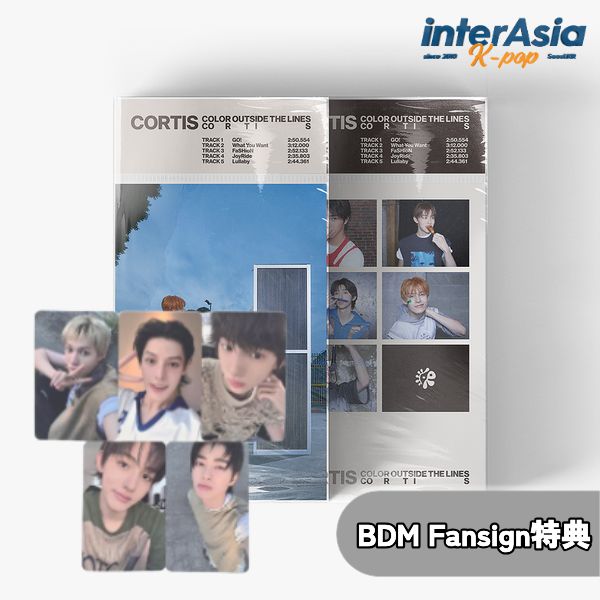 ★BDM Fansign特典★ CORTIS - The 1st EP [COLOR OUTSIDE THE LINES] (Weverse Albums ver.) コルティス マーティン ジェイムス ジュフン ソンヒョン ゴンホ BIG...