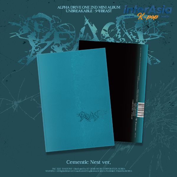 ★08月25日発売★ ALPHA DRIVE ONE - 2ND ALBUM [UNBREAKABLE : 少年BEAST] (Cementic Nest ver.) アルファドライブワン ALD1 アルディワン ジュンソ アルノ リオ サ...