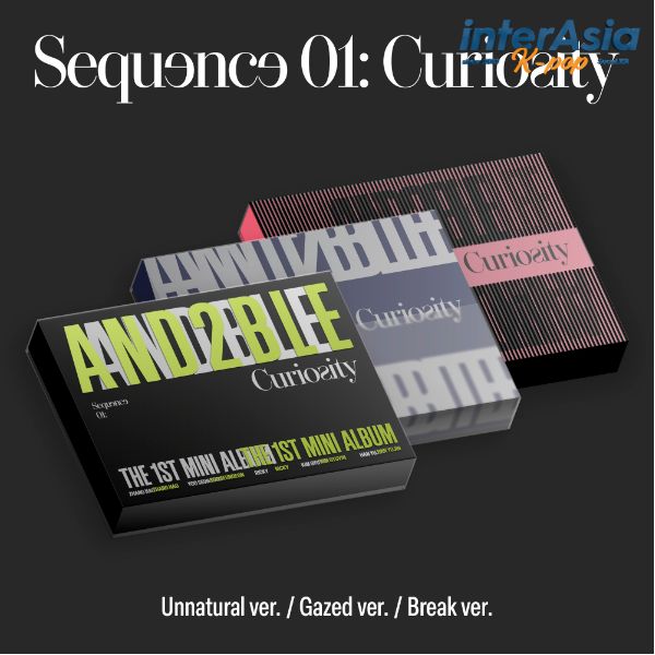 ★05月26日発売★3種選択★ AND2BLE - 1ST MINI [Sequence 01 Curiosity] アンダブル ジャン・ハオ ユ・スンオン リッキー キム・ギュビン ハン・ユジン 元ZEROBASEONE 元EVNNE Y...