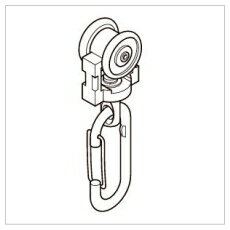 注メーカー希望小売価格はメーカーカタログに基づいて掲載しております ■カーテンレール 部材■メーカー：TOSO（トーソー）■商品名：ニューデラック 医療用レール 病院用レール カラビナランナー■梱包：1ケ入り■部品のみの販売です。レール等の...