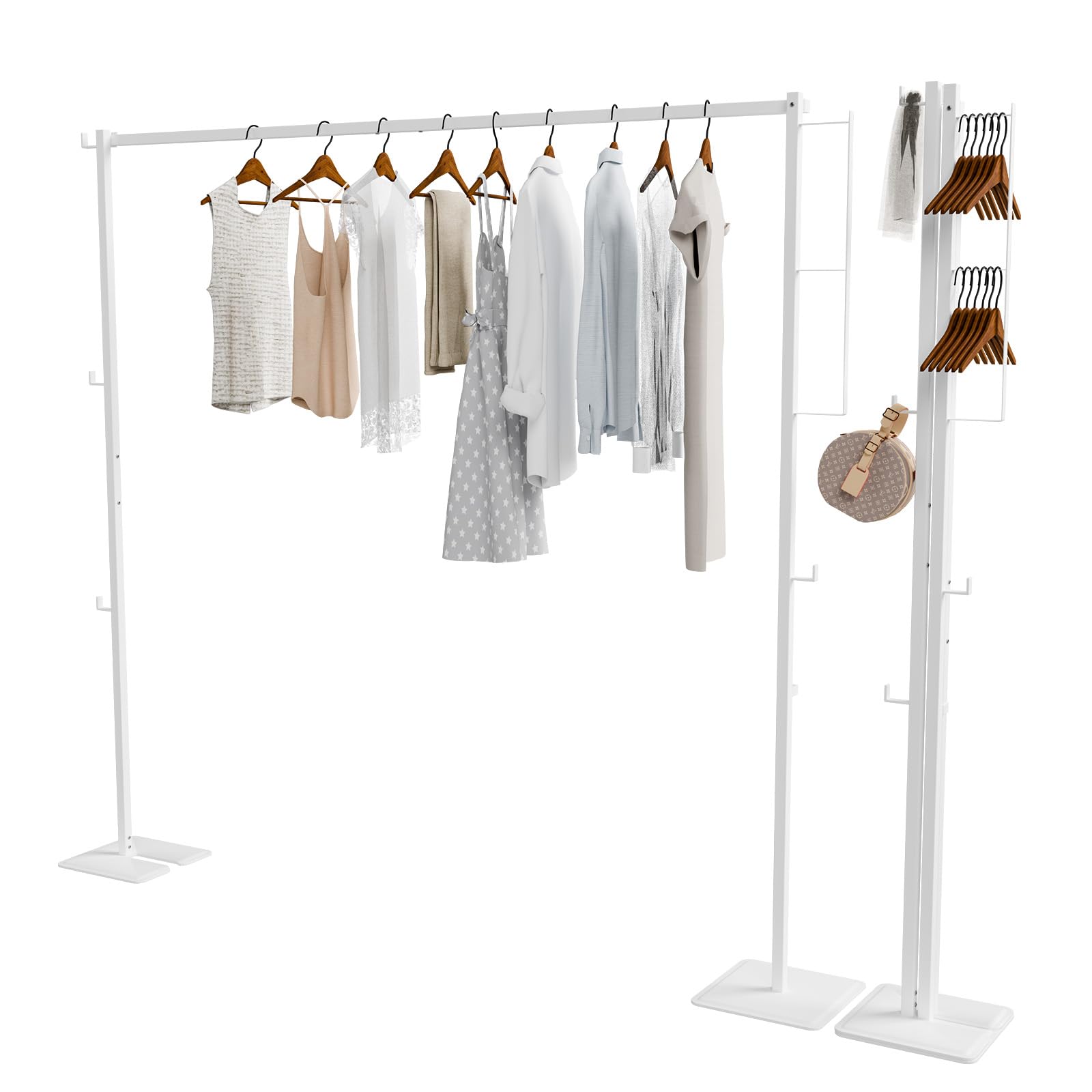 【折り畳み 室内物干し省スペース設計】折り畳み 室内物干しラックは、使用しないときには簡単に折りたためるため、ほとんどスペースを取りません。折り畳み室内物干し小さな部屋や限られたスペースを有効に活用でき、部屋を整然と保つことができます。【組...