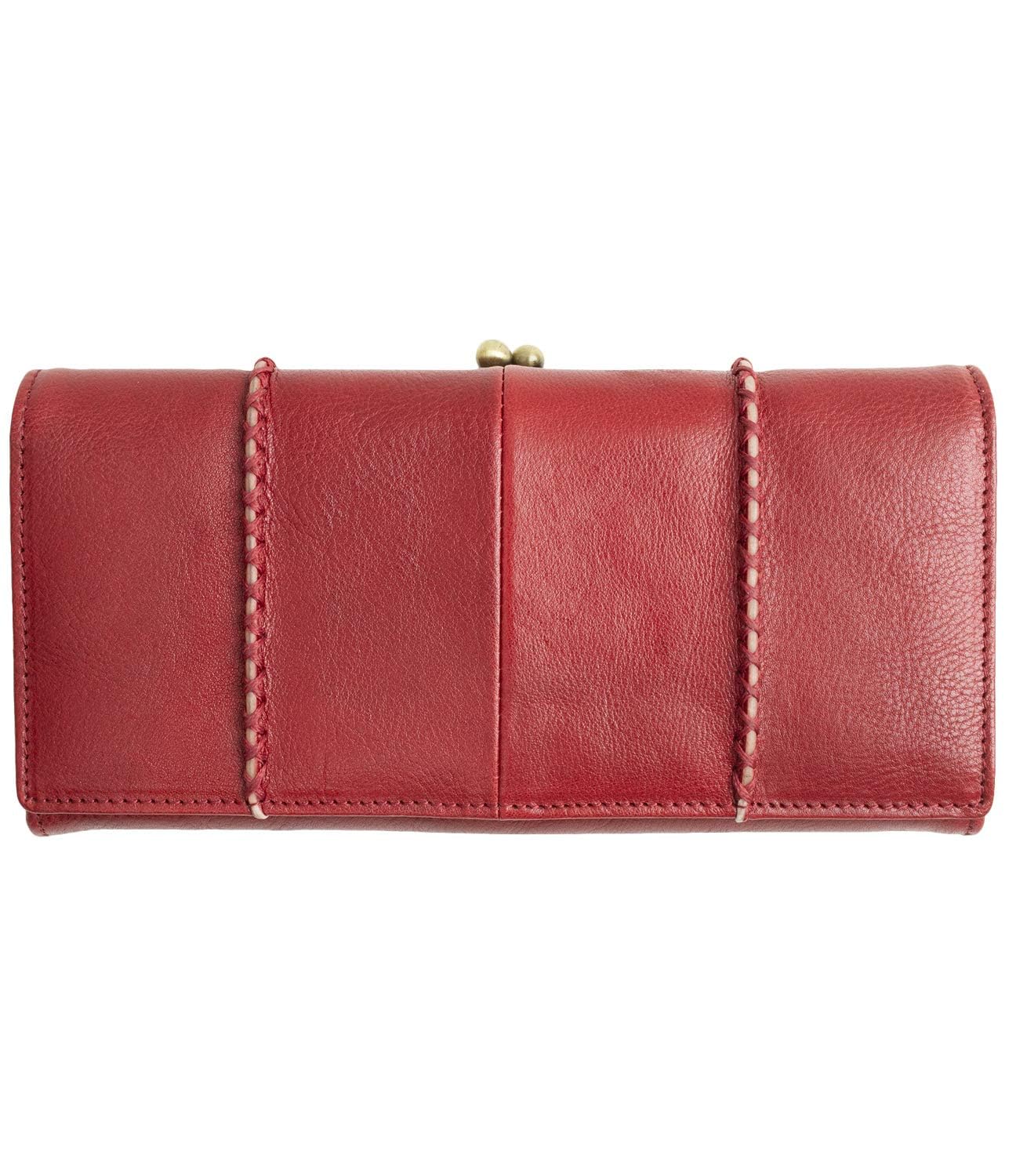 [素材] 表地：本革 イタリアンレザー 裏地 ： ファブリック素材[スペック]がまぐち側 ： ポケット×2 カードスリット×1 ホック側 ： ファスナー小銭入れ×1 札入れ×2 カードポケット×20 フリーポケット×4 [サイズ]幅19.5...