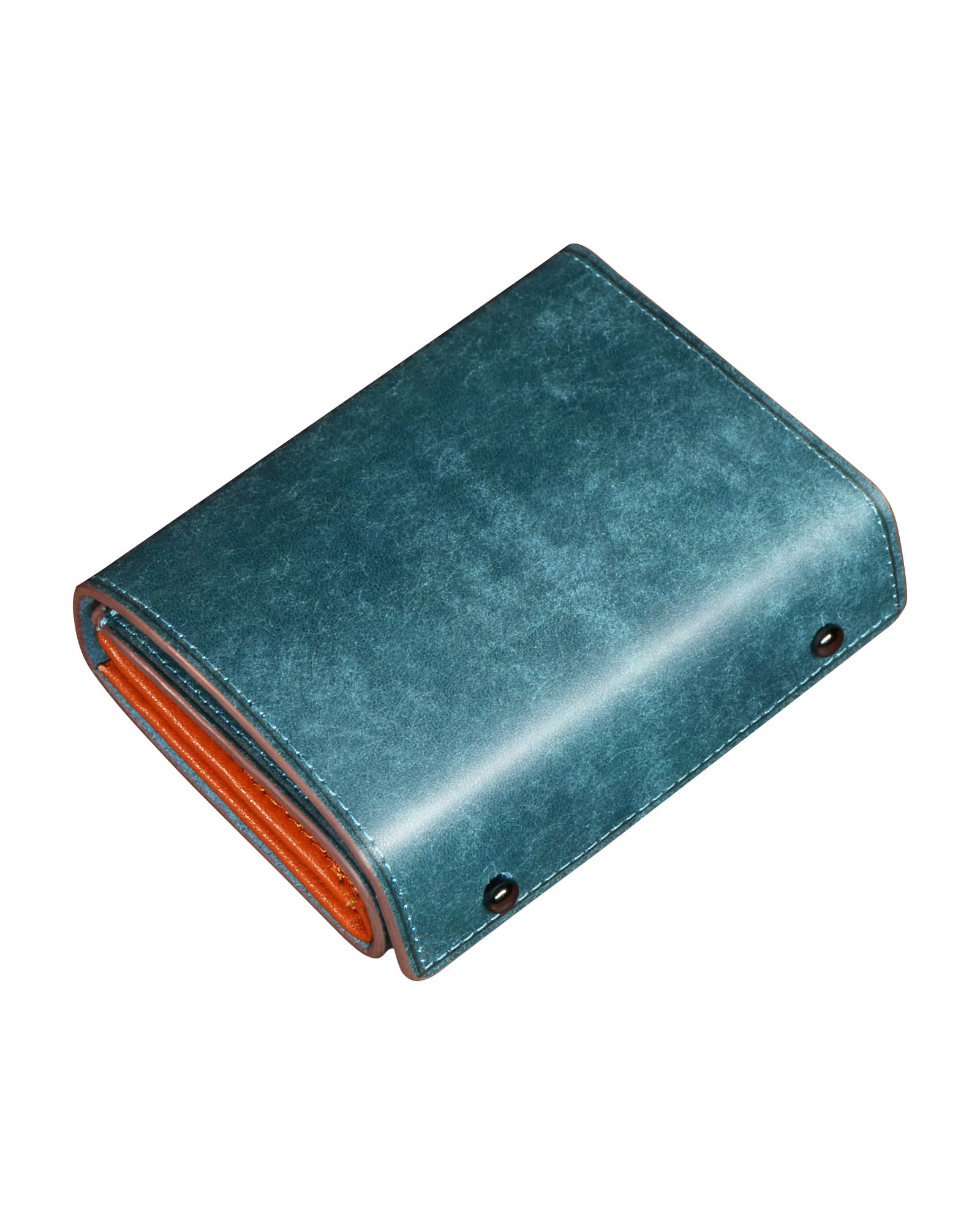 【10色プエブロ、経年変化＆人気カラー！】 この2つ折り 財布は、高級プエブロレザーを贅沢に使用。和紙のようなザラザラとした独特の手触りが特徴で、使い込むほどにしっとりと馴染み、色味が深まりながら美しい飴色の艶へと変化します。さらに、人気の...