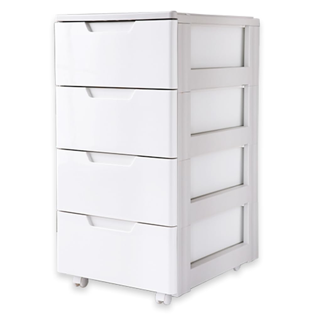 商品サイズ(約):幅44×奥行55cm×高さ87cm(キャスター含む)引出内寸(約):幅35×奥行50.4×高さ17.3cm耐荷重(約):引出1段あたり4k、全体16kg主要材質:本体/ポリプロピレン、レール/スチールカラー:ホワイト商品サ...