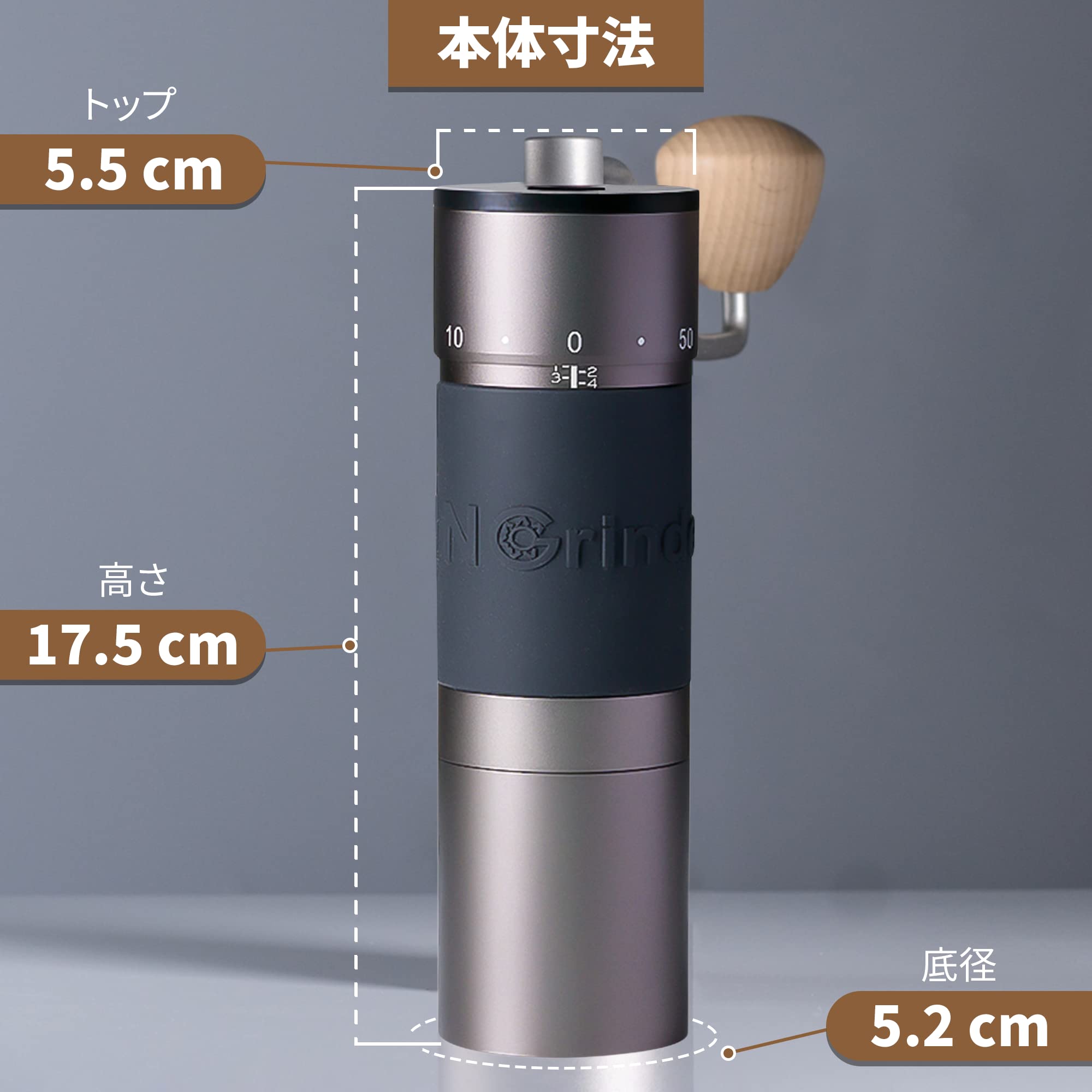 【コスパ抜群】ドリップやエスプレッソ上級者にお薦めのK6。金属製でしっかりしていて、効率よく挽けます。花やフルーツの香りがぶわっと、酸味もある爽やかな仕上がりがその特長で、浅煎りがお好きな方におすすめです。【利便性に優れる外部調整式ダイヤル...