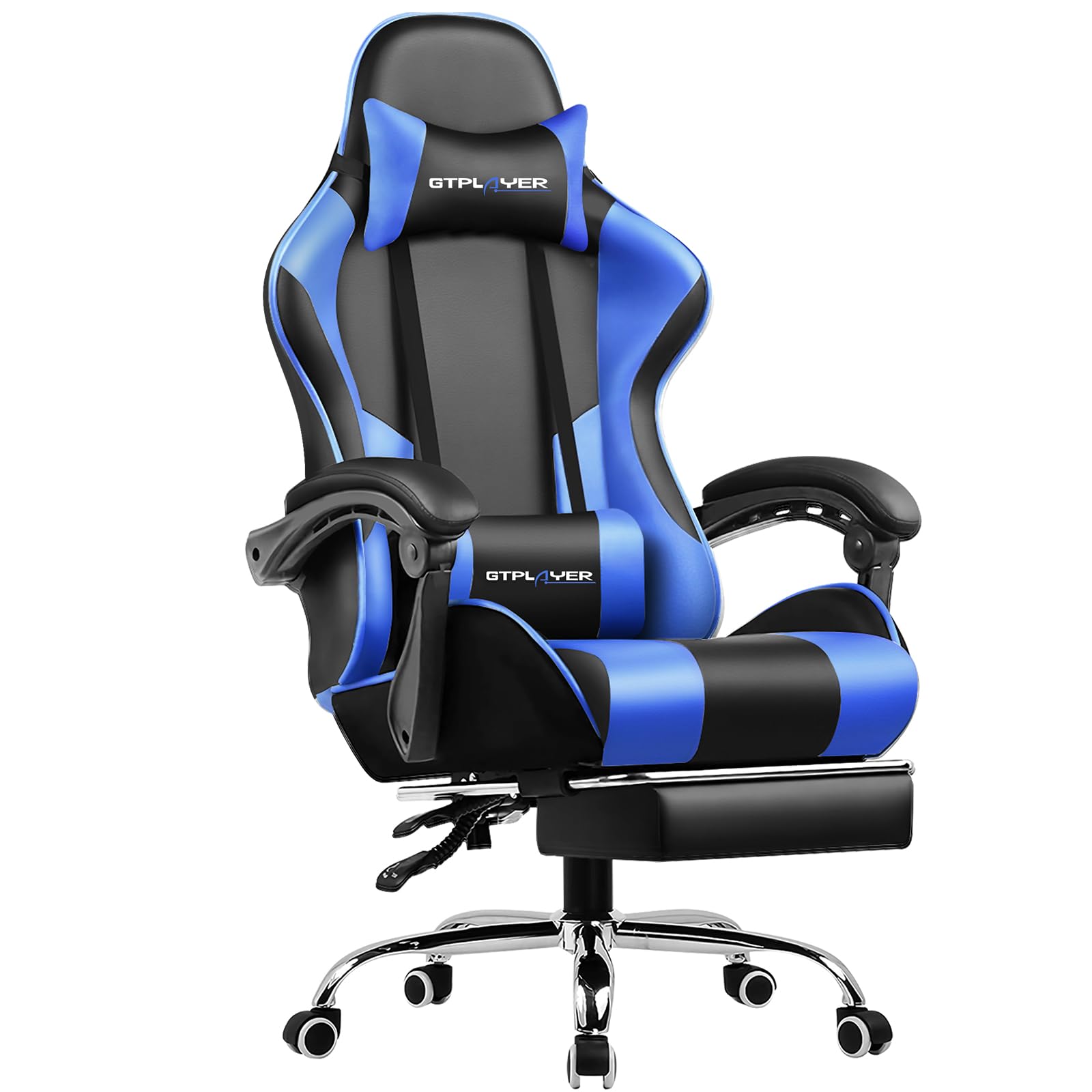 🔥【若者向けの初めてのゲーミングチェア 】eSportsを愛する若者のために開発された、長時間座っても疲れにくく、ゲーミングの雰囲気が感じられるチェアです。「PUレザー」×「連動式アームレスト」×「厚みのあるクッション」×「...