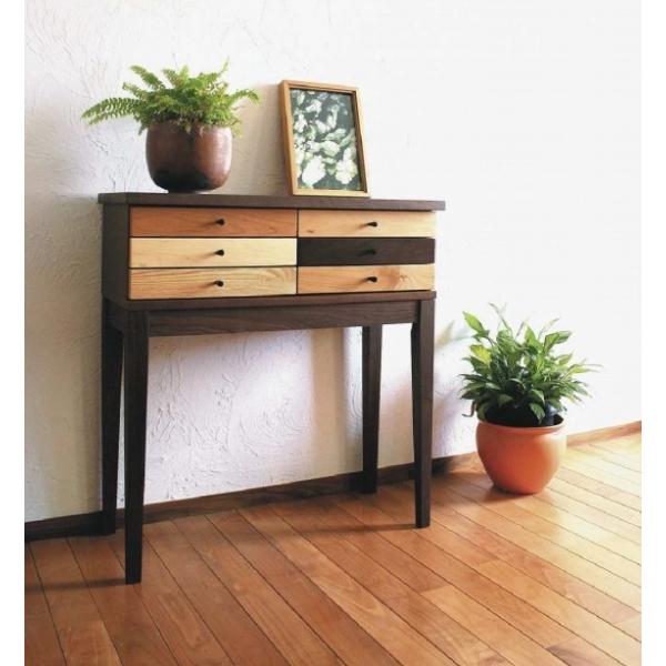 CLA-028 80コンソールテーブル すっきりしたフォルムと上質な素材で、何気ない空間を華やかに変えてしまう存在感。 6素材の前板の組み合わせが軽快なアクセントを醸し出す人気のコンソールテーブルです。 ■サイズ W809×D326×H85...