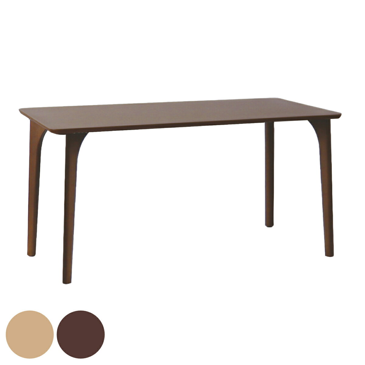 サイズ約 幅120×奥行75×高さ70（cm）天板厚み：2.6（cm）内容量1台材質ラバーウッドムク材ウレタン塗装種類ナチュラル、ブラウン生産国ベトナム製組立状態業者組立品注意事項※天然木を使用しているため、色合いや木目などが画像と異なる場...