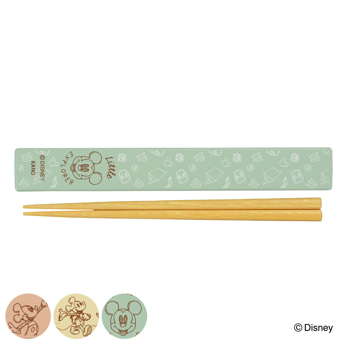 サイズ約 幅19×奥行2.5×高さ1.3（cm）お箸：18（cm）内容量1個（箸、箸箱）材質箸箱本体：ポリプロピレン樹脂箸箱蓋：耐熱ABS樹脂（ウレタン塗装）箸：天然木（ポリエステルウレタン塗装）BPAフリー種類ピンク、アイボリー、グリーン...