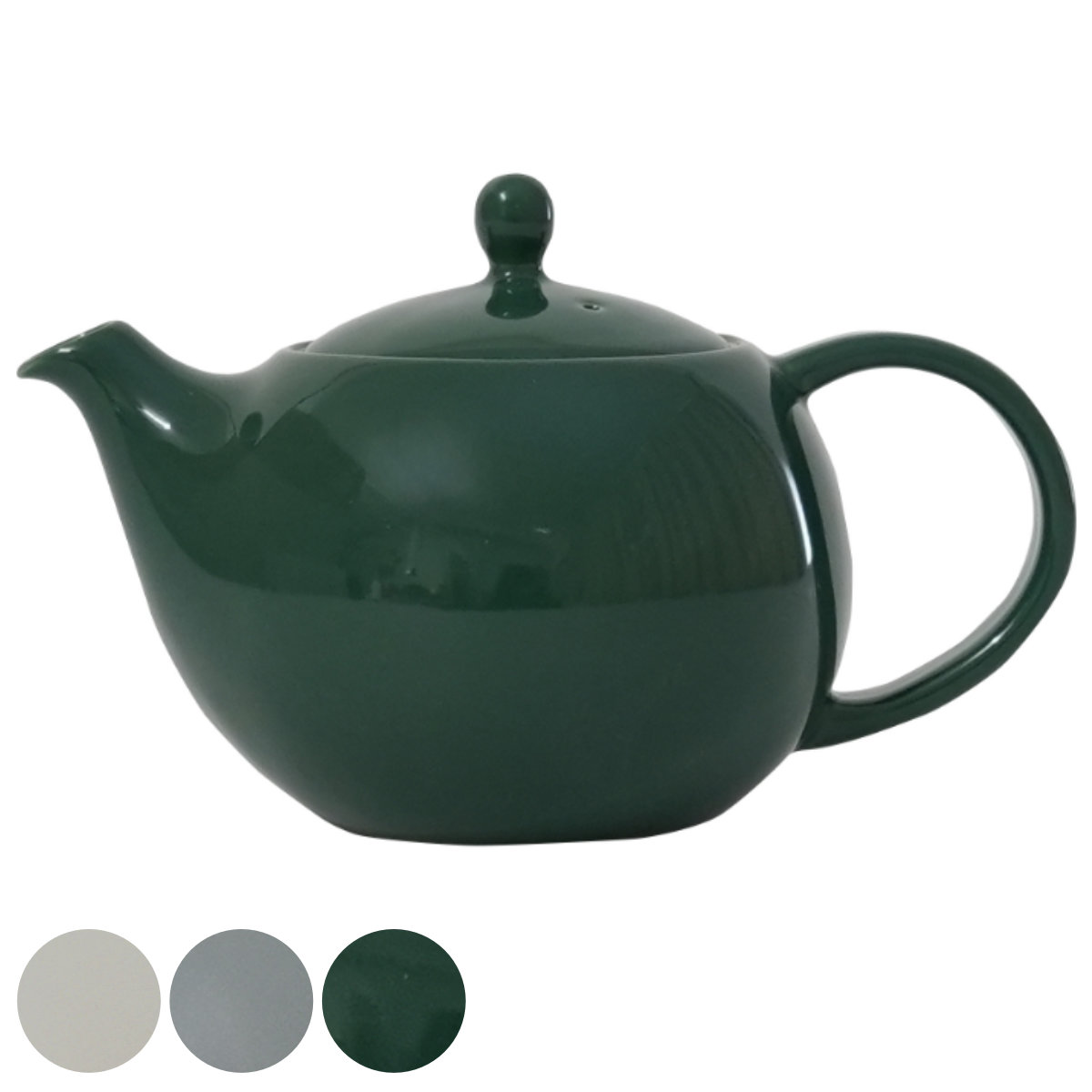 サイズ約 幅16.4×高さ10（cm）容量約 330ml内容量1個材質本体：磁器茶こし：ステンレス種類アッシュホワイト、クリアグレー、エバーグリーン生産国日本製食器洗い乾燥機部品によって使用不可電子レンジ本体のみ使用可能注意事項※商品ページ...