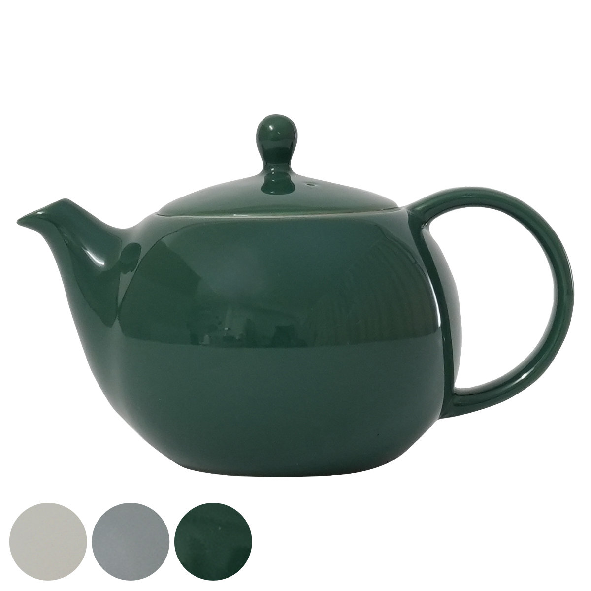 サイズ約 幅18×高さ11.7（cm）容量約 600ml内容量1個材質本体：磁器茶こし：ステンレス種類アッシュホワイト、クリアグレー、エバーグリーン生産国日本製食器洗い乾燥機部品によって使用不可電子レンジ本体のみ使用可能注意事項※商品ページ...