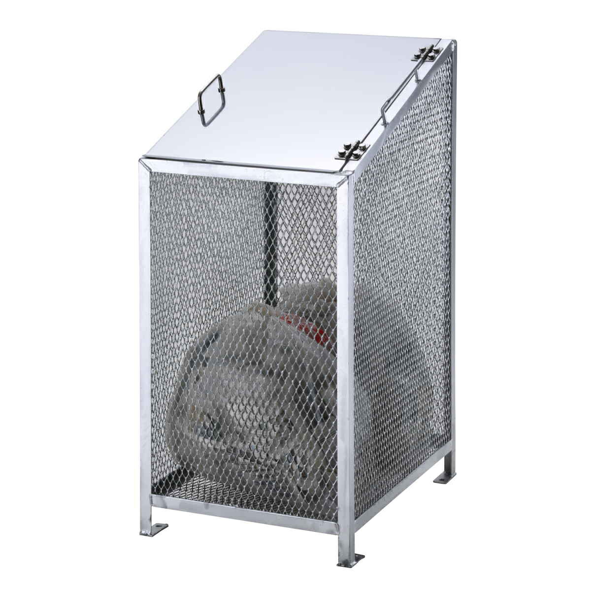 サイズ約 幅45.5×奥行60.5×高さ96（cm）重量約 15kg容量約 170L内容量1台材質本体：スチール扉：SUS430生産国日本製組立状態完成品備考L型脚仕様容量目安：45Lゴミ袋×約 3個区分返品・キャンセル区分（不可）●犬・猫...