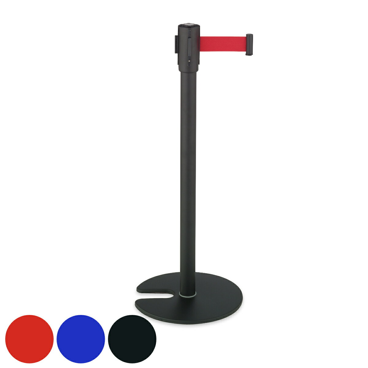 サイズ直径 約36×高さ90.6(cm)支柱太さ/直径 約5(cm)ベルト長さ/約 1.7m重量約 8.3kg材質ベース：鋳鉄＋スチールに粉体塗装ポール：スチールに粉体塗装ベルト：ナイロン(48mm巾)種類レッド、ブルー、ブラック生産国中国...