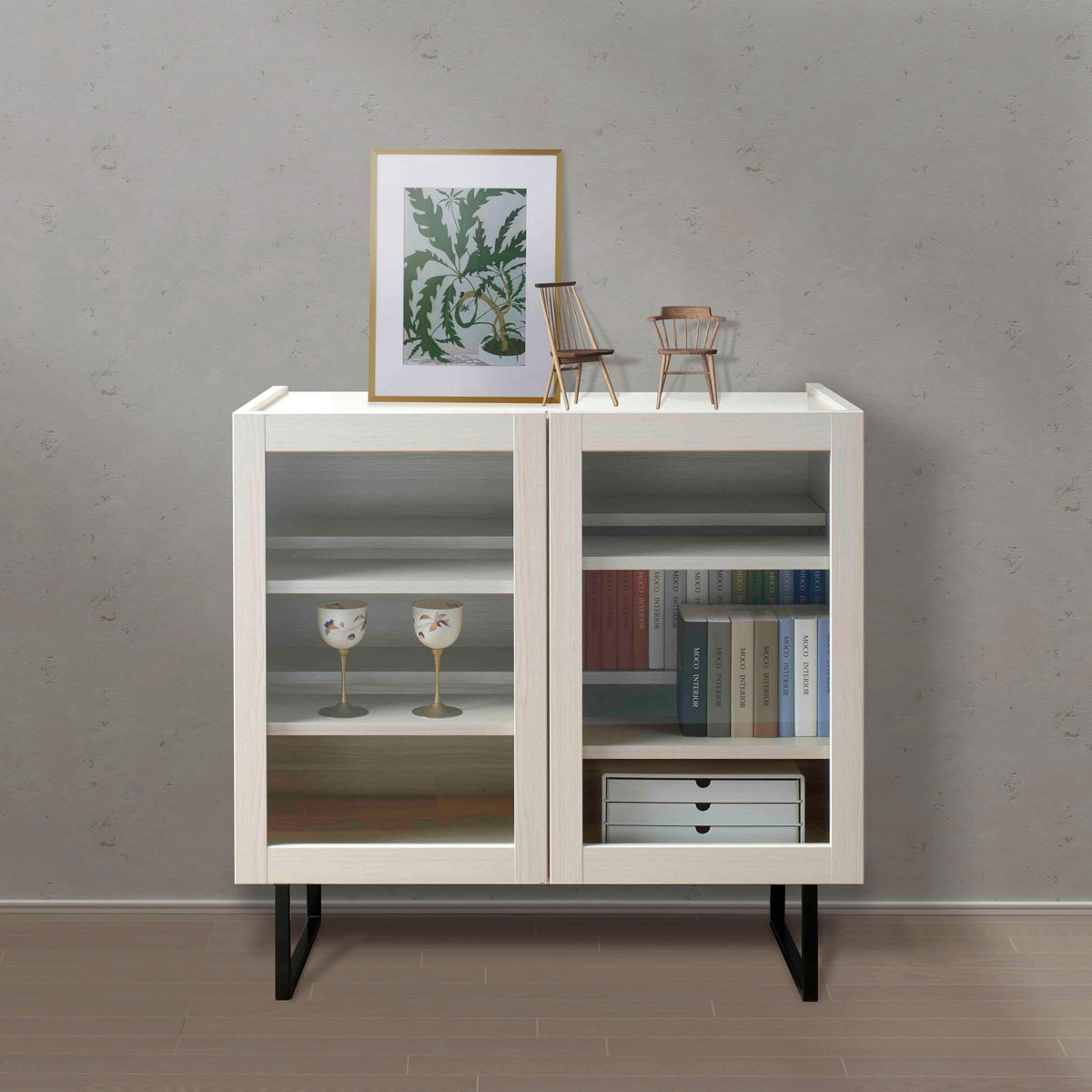 サイズ 幅799×奥行き333×高さ750mm 仕様 特殊プリント化粧板 可動棚8枚 搬送状態 完成品（脚のみ後付け） 配送 関東～中国・四国へのお届けは送料無料です。（山間部など一部地域は除きます） 一戸建て階段で上がる2階まで、もしくは...