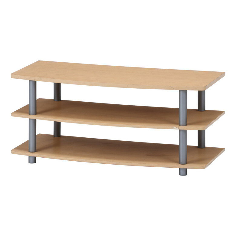 商品情報 カラー ナチュラル サイズ 全体：幅90×奥行40×高さ40.5cm 材質 ■表面材:プリント紙化粧繊維板■ポール:プラスチック 原産国 マレーシア 重量 10kg 耐荷重 天板20kg 適応TVサイズ 32V型まで 組立区分 お...