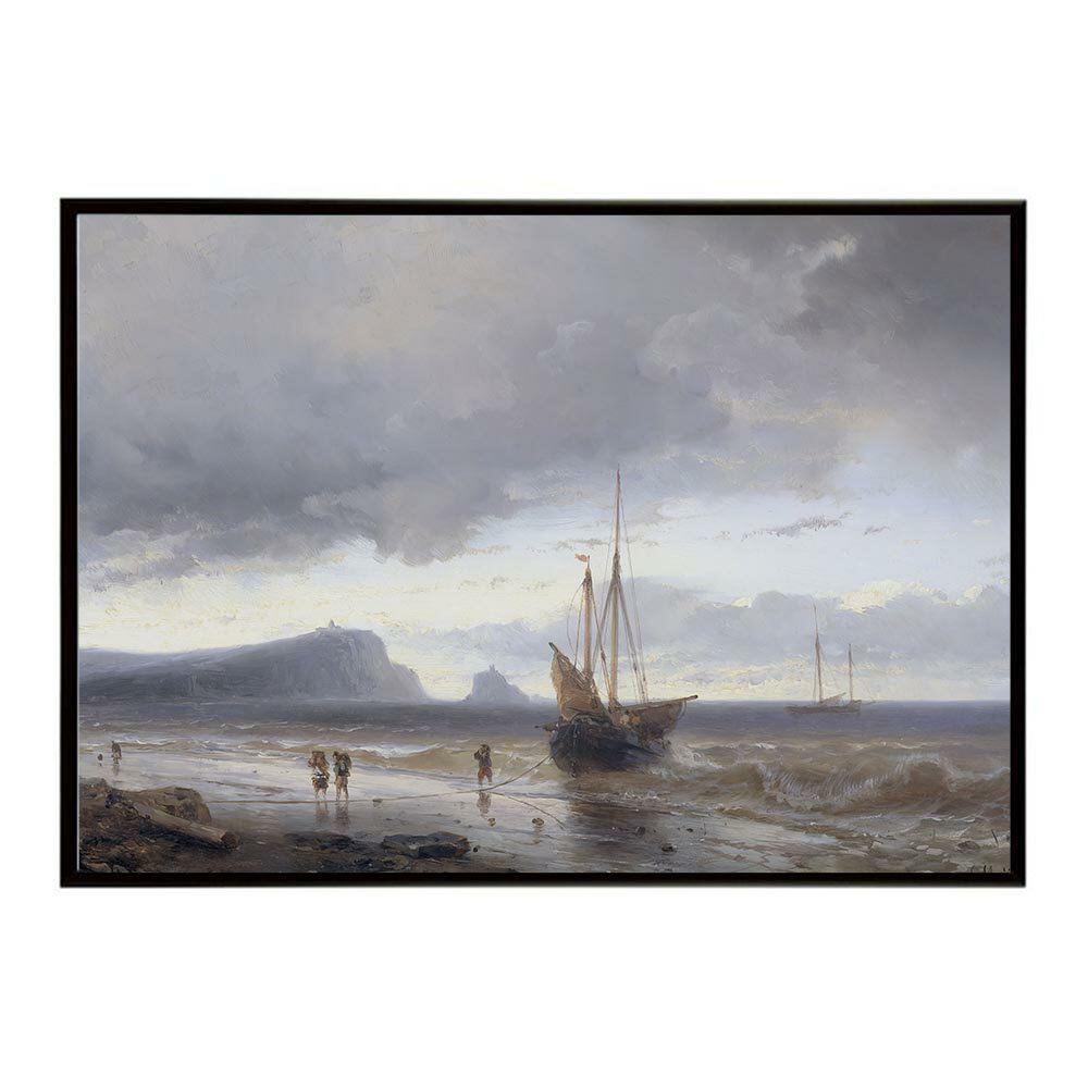 【作品名】Along the Coast 【このポスターについて】海岸沿いの風景を描いた作品です。波打ち際を歩く人々と美しい海が描かれています。詳細は不明ですが、魅力的な風景が描かれています。【EFPIのポスターについて】 ポスター専門店の...
