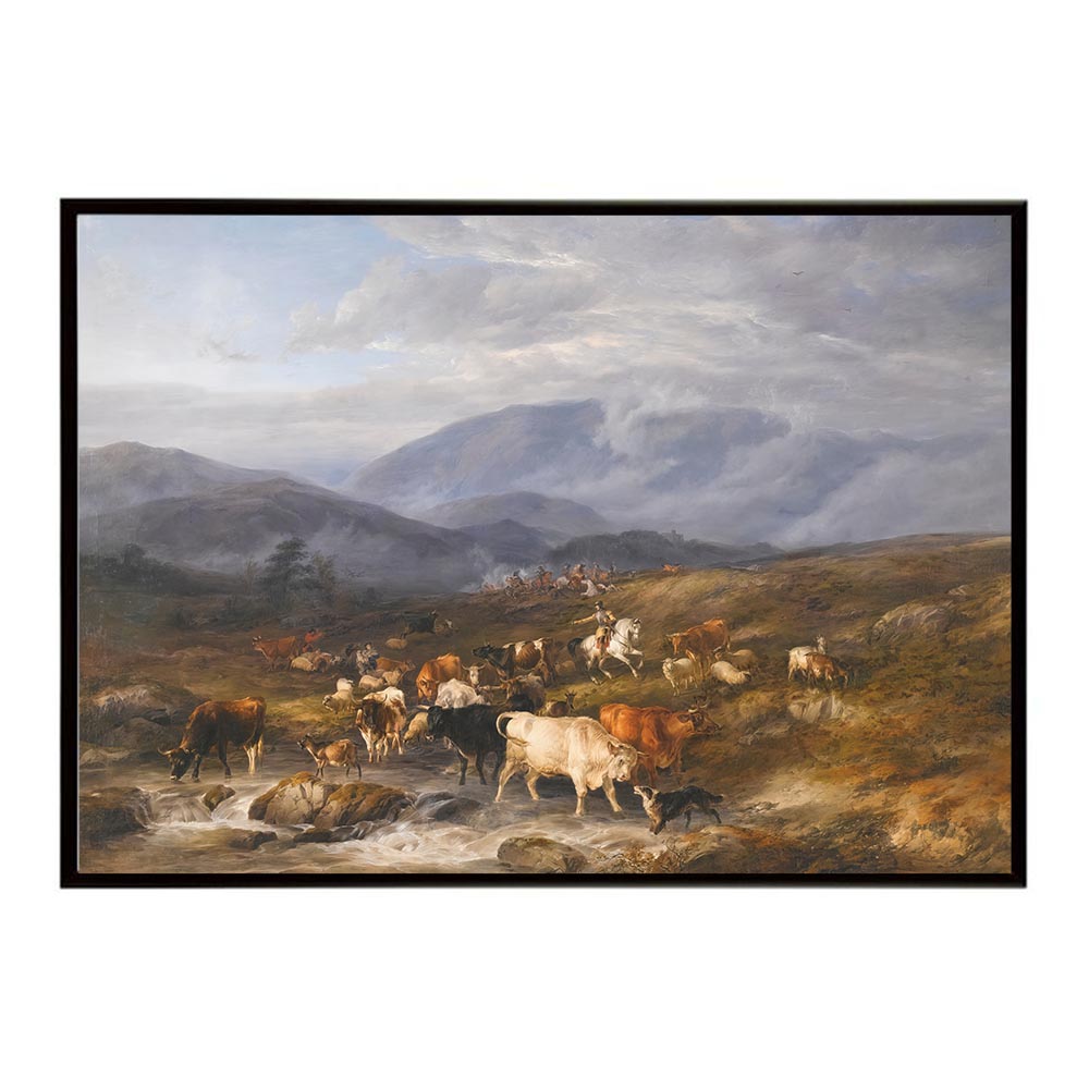 【作品名】An Intercepted Raid Ettrick Shepherd 【このポスターについて】エトリック・シェパードによる、阻止された襲撃のシーンを描いた作品です。歴史的な事件の場面が広がる風景が描かれています。詳細は不明です...