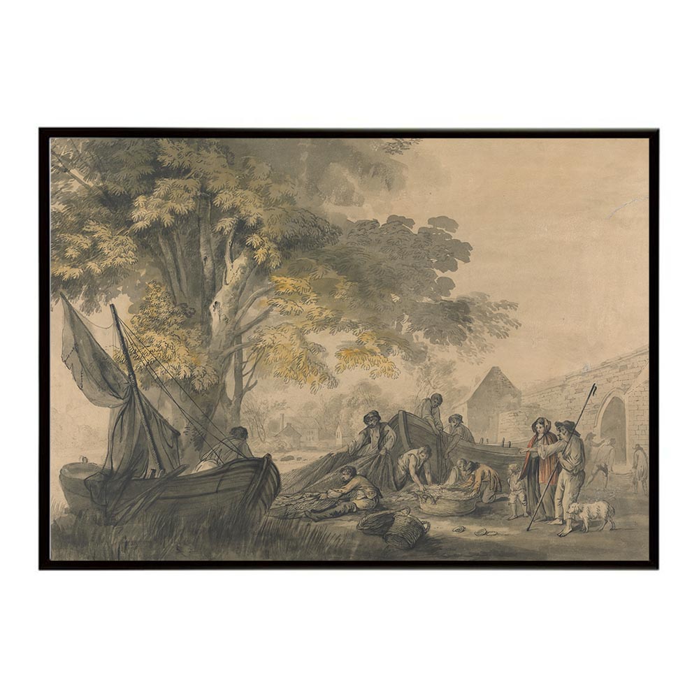 【作品名】Boats_Fishermen_and_Peasents_near_a_Weir.jpg【このポスターについて】堰の近くで活動するボート、漁師、農民を描いた作品です。日常の風景が生き生きと描かれています。【EFPIのポスターについ...