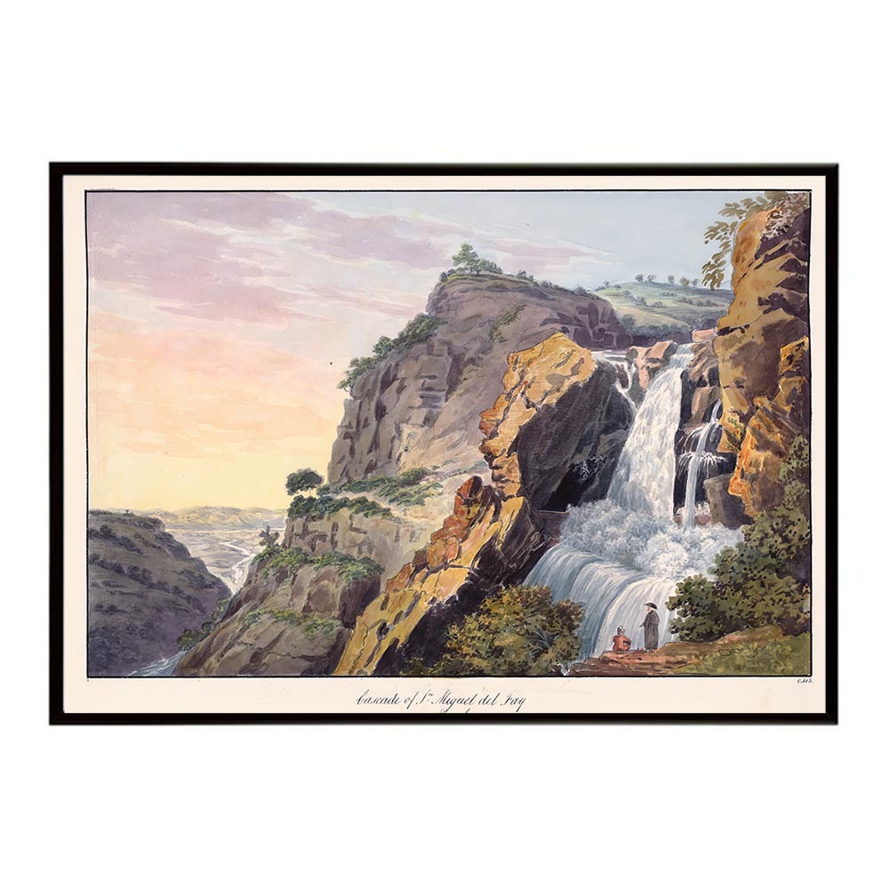 【作品名】Cascade of St Miguel del Fai near Barcelona【このポスターについて】バルセロナ近くのサン・ミゲル・デル・ファイの滝を描いた作品です。自然の力強さと美しさが感じられます。【EFPIのポスター...