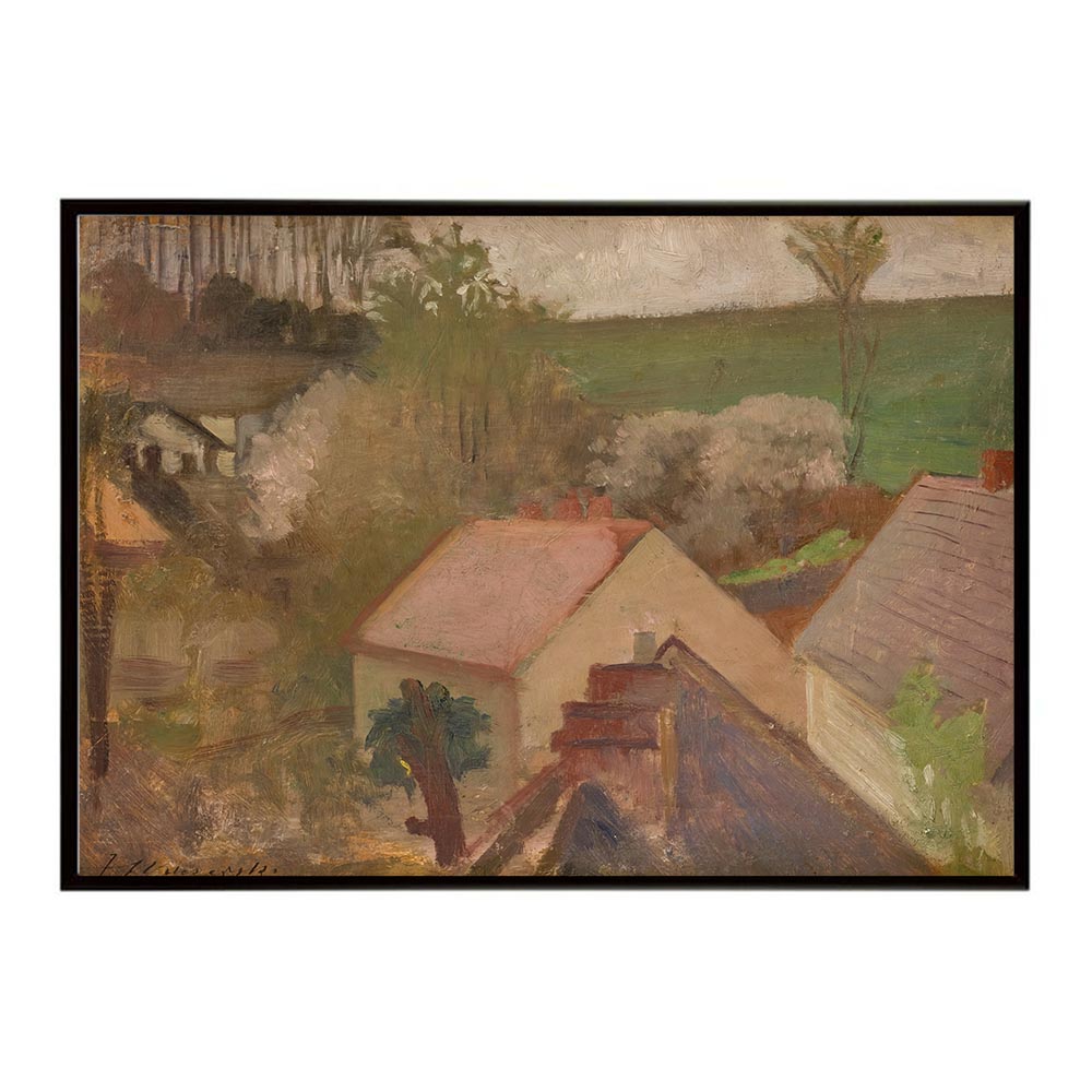 【作品名】Countryside Landscape with Houses【このポスターについて】家々が点在する田舎の風景を描いた作品です。自然と人々の生活が調和しています。【EFPIのポスターについて】 ポスター専門店の提案力が自慢です...