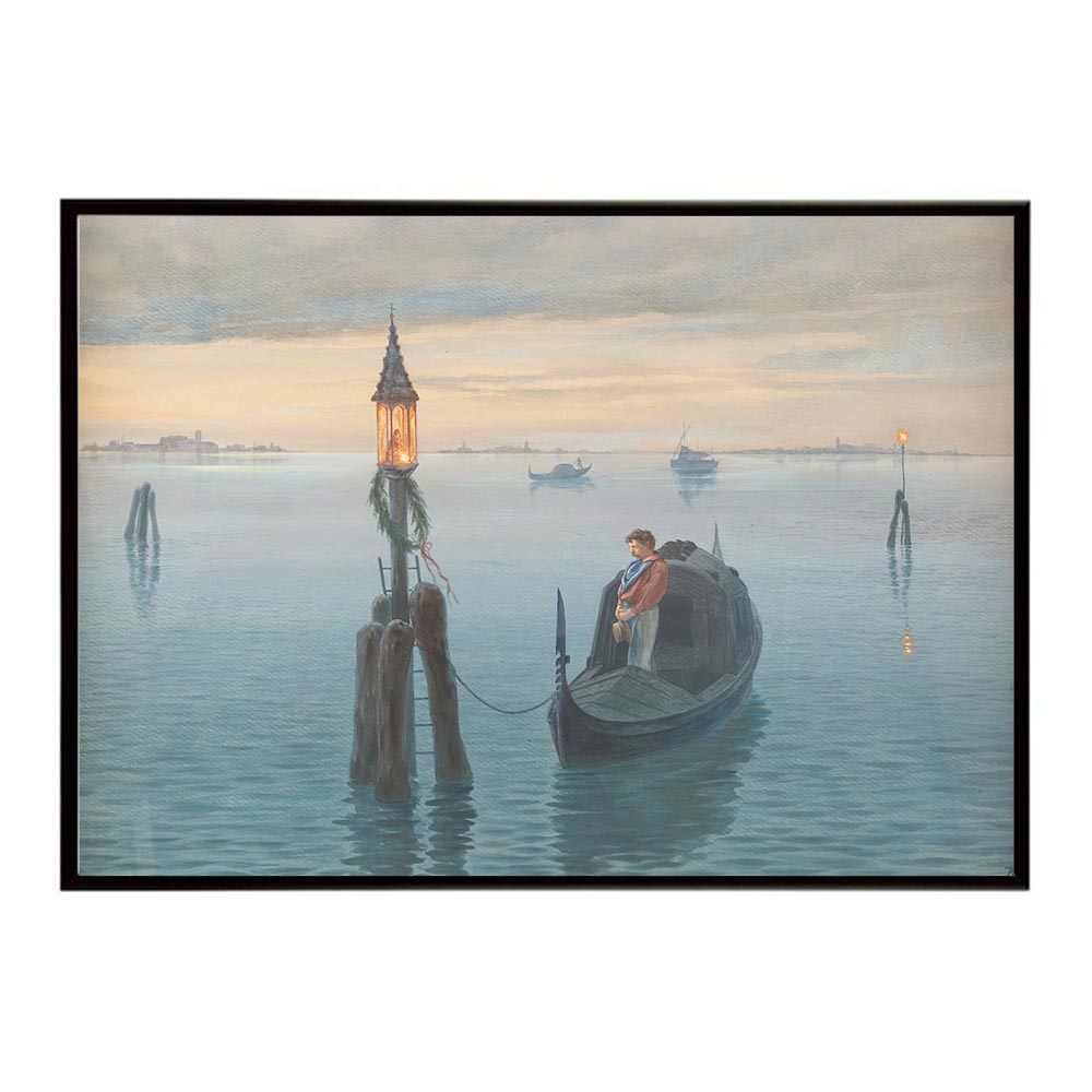 【作品名】Evening In The Venetian Lagoon【このポスターについて】ヴェネツィアのラグーンでの夕暮れを描いた作品です。水と光の反射が美しい静かな夕景です。【EFPIのポスターについて】 ポスター専門店の提案力が自慢...